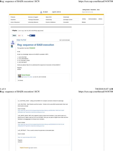 Sequence Of Badi Execution Pdf Computer Data Communication