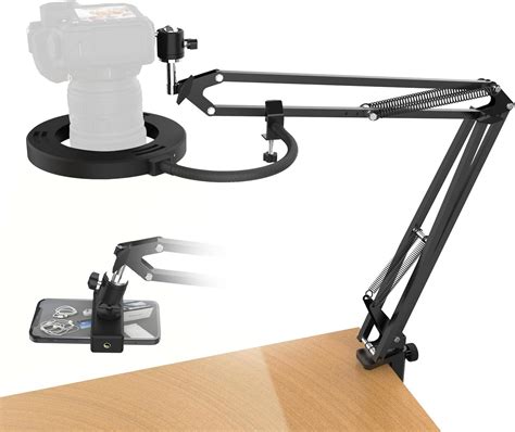 Lentok Overhead Dslr Camera Mount With Ring Light Nepal Ubuy