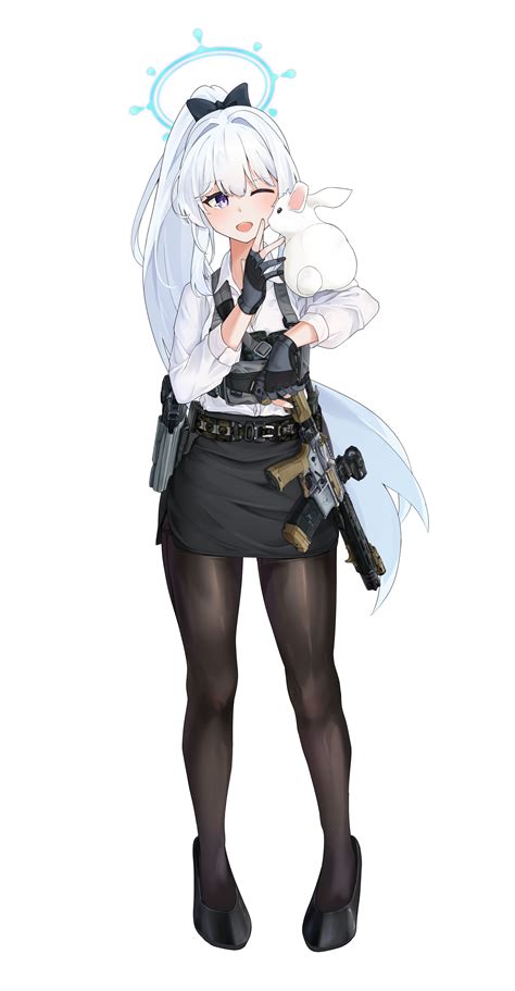 Clov3r Miyako Blue Archive Blue Archive Sig Sauer Absurdres