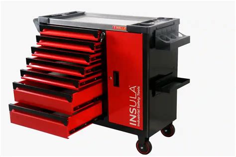 Premium 7 Drawer Tool Trolley Workstation Industrial Storage