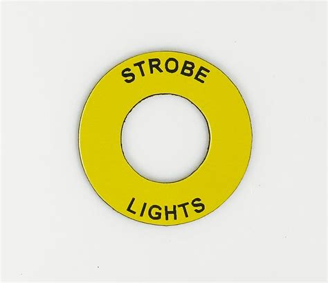 Custom Toggle Switch Label Plate Small