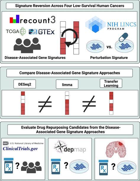 Signature Reversion Of Three Disease Associated Gene Signatures Prioritizes Cancer Drug