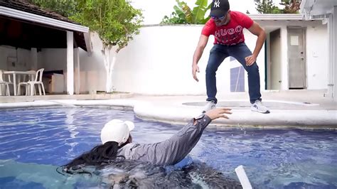 My Boss Helps Me Out Of The Pool And Convinces Me To Fuck Him