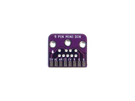 9 Pin Mini DIN AV Connector Breakout PCB Consoles Unleashed