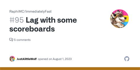 Lag With Some Scoreboards Issue RaphiMC ImmediatelyFast GitHub