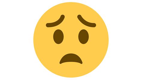 Concerned Face Emoticon
