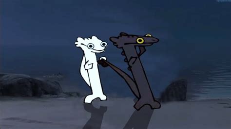 Toothless And Light Fury Dancing Together In 2025 Fury Toothless