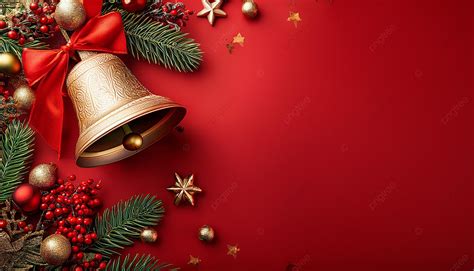 빨간색 배경 크리스마스 벨 배너 배경 크리스마스 크리스마스 종 배경 일러스트 및 사진 무료 다운로드 Pngtree