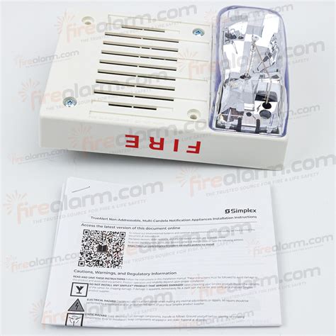 Simplex 4906 9130 Horn W Multi Candela Strobe Ceiling White