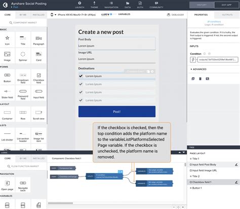 Build A Social Media Posting Mobile App With No Code