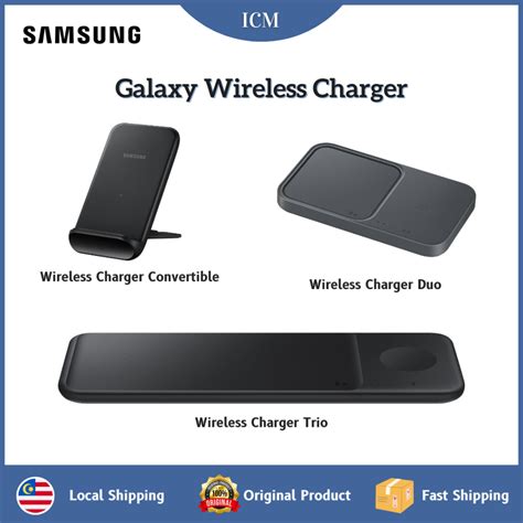 Ready Stock Samsung Wireless Charger Trio Wireless Charger Duo Wireless Convertible