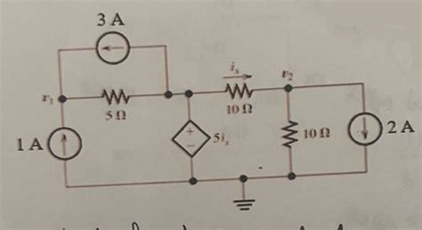 Solved Use The Node Voltage Analysis Method To Solve For Ix Chegg