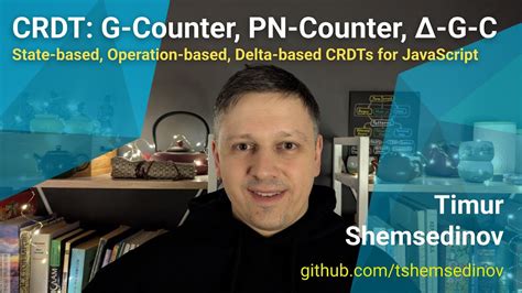 🔀 Crdt G Counter Pn Counter Δ G Counter State Based Operation