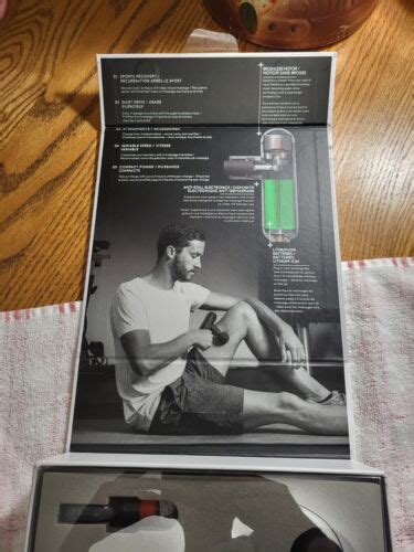 Sharper Image Pp01 Compact Sport Power Percussion Massager For Sale