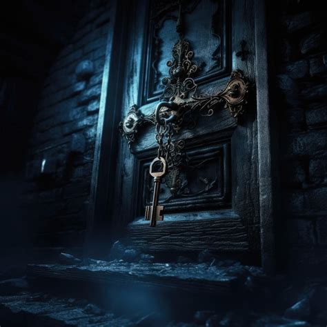 Premium Photo Skeleton Key Unlocking A Hidden Door