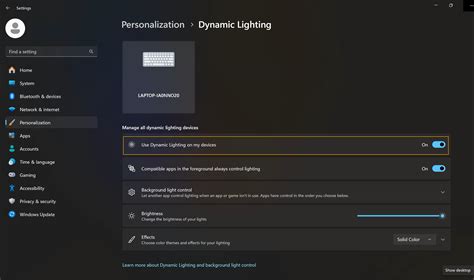 NB Windows Dynamic Lighting FAQ ASUS ZenTalk
