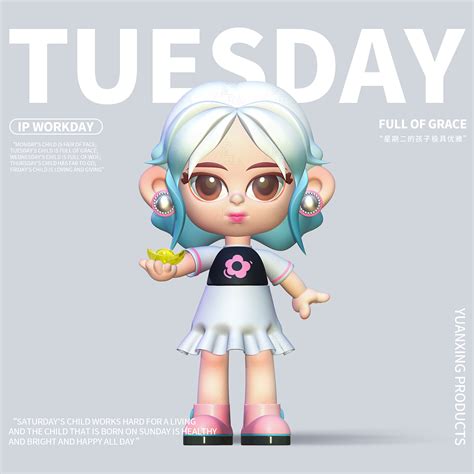 ms workday 工作日拟人原创潮玩ip形象设计 左愿行 站酷zcool
