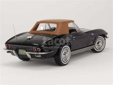Chevrolet Corvette Sting Ray Cabriolet 1963 Norev 118 Autos