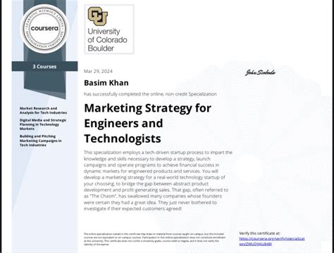 Basim Roshaan Khan On Linkedin Specialization Courseracertification