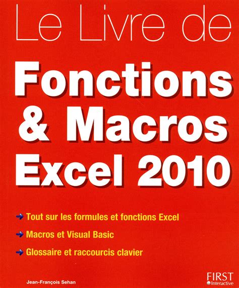 Ebook Le Livre Des Fonctions Et Macros Excel 2010 Par Jean François Sehan 7switch