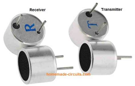 Ultrasonic Proximity Sensor Transmitter And Receiver Circuit