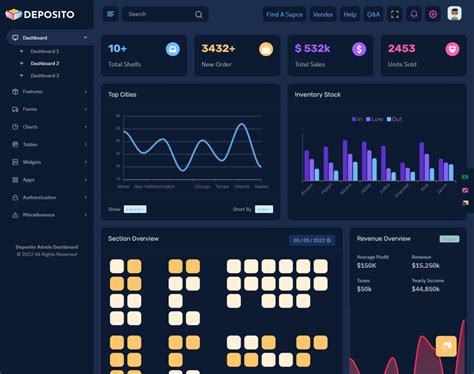 Dark Admin Dashboard Multipurpose Themes