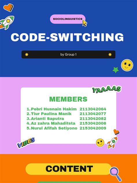 Group 1 Ppt Code Switching Pdf