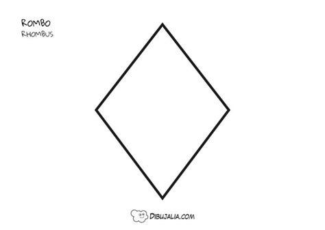 Formas Rombo Dibujo 1249 Dibujalia Dibujos Para Colorear Y