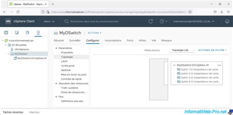 Create A Virtual Distributed Switch Vds On Vmware Vsphere 67 And Migrate Hosts And Vcsas To