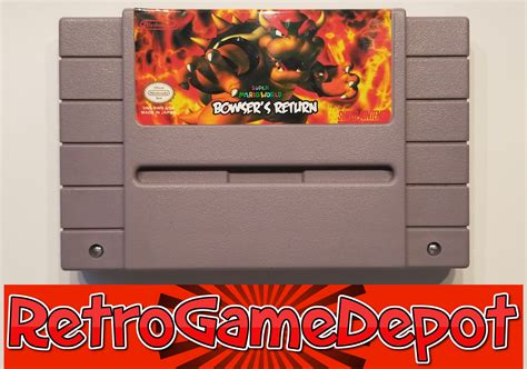 Super Mario World Bowsers Return Snes Super Nintendo Fsat Shipping Etsy