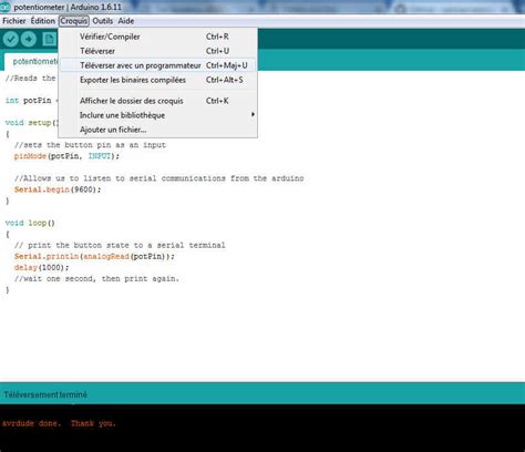 Programming Input Device Board With Arduino Isp