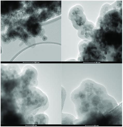 TEM Images Of The Synthesized Core Shell Fe 3 O 4 SiO 2 Nanostructures Download Scientific