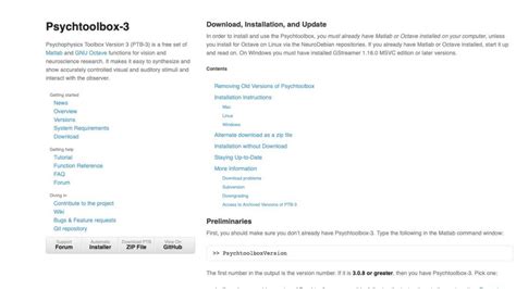 Psychtoolboxのインストール みんなの教室
