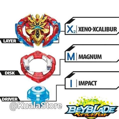 Jual Mainan Beyblade Burst Xeno Excalibur B48 Gangsing Handgrip Xcalius