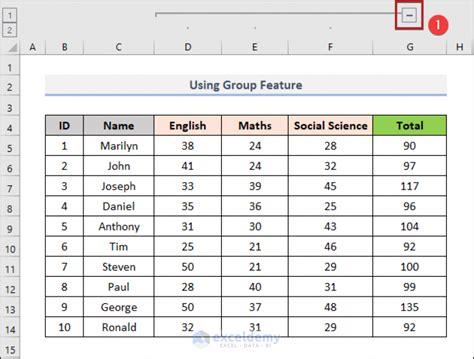 How To Collapse Columns In Excel 6 Easy Ways Exceldemy