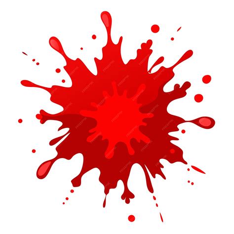 Red Ink Splatter Vector Illustrations With Dynamic And Expressive Design Premium Ai Generated
