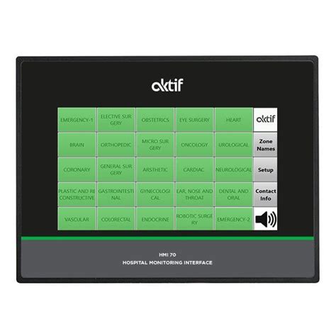 Hmi 70 Hospital Monitoring Interface Aktif Elektroteknik