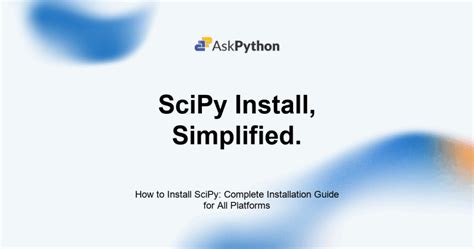 Scipy Library Structure And Subpackages Overview Askpython
