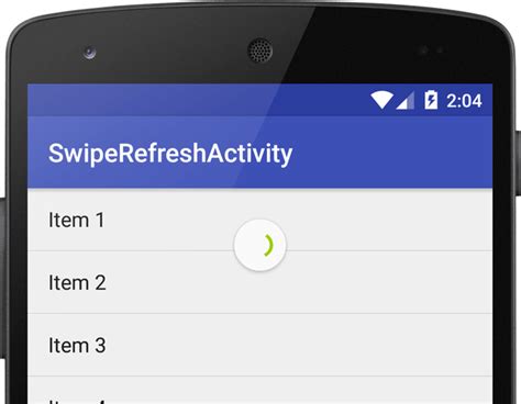 Deslizar Para Actualizar Swiperefreshlayout En Android Jonathan Melgoza