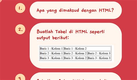 Soal Latihan Tentang Htmlandcss