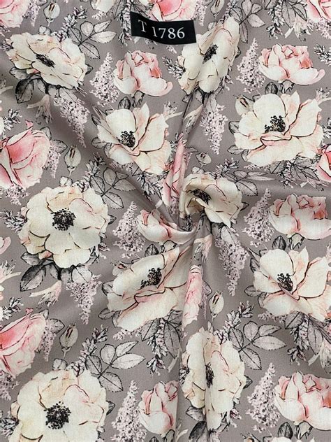 Muslin Floral Print The Wardrobe Fabrics