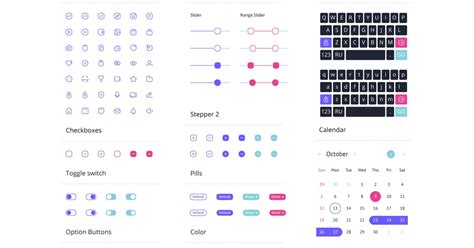 Set Of Icons And Interface Elements Gui Template Ux And Ui Kits Ft Gui And Ux Envato