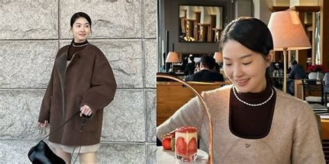 유명 가수 아내일 뿐인데 입기만 하면 트렌드 선도 브라운 코트앵클부츠 겨울룩 완성 스타와 라이프