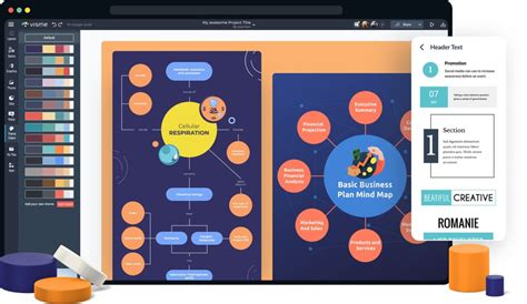 Free Online Mind Map Maker Bubble Map Maker Visme