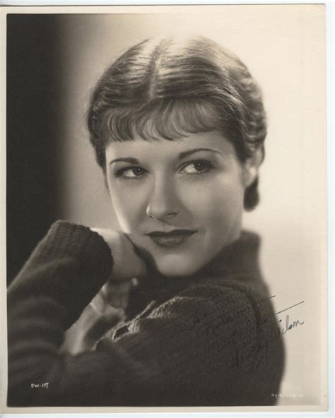 Dorothy Wilson Pre Code Starlet Autographed Photo Leading Lights Autographs