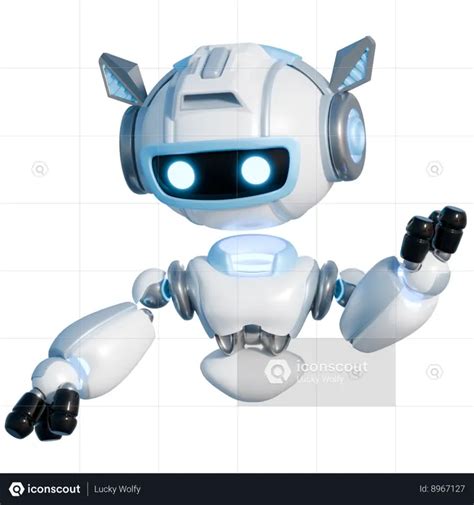 Robot Explaining And Introducing 3d Illustration Free Download Science And Technology 3d
