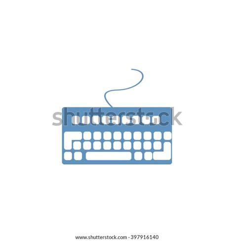 Computer Keyboard Input Device Vector De Stock Libre De Regalías