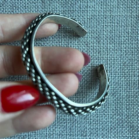 Jewelry Vintage Sterling Silver Twisted Rope Cuff Bracelet Poshmark