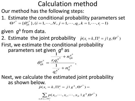 Ppt Non Informative Dirichlet Score For Learning Bayesian Networks