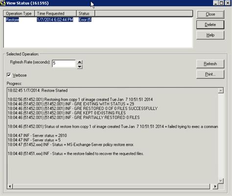 Solved Symantec Netbackup Granular Restore Experts Exchange